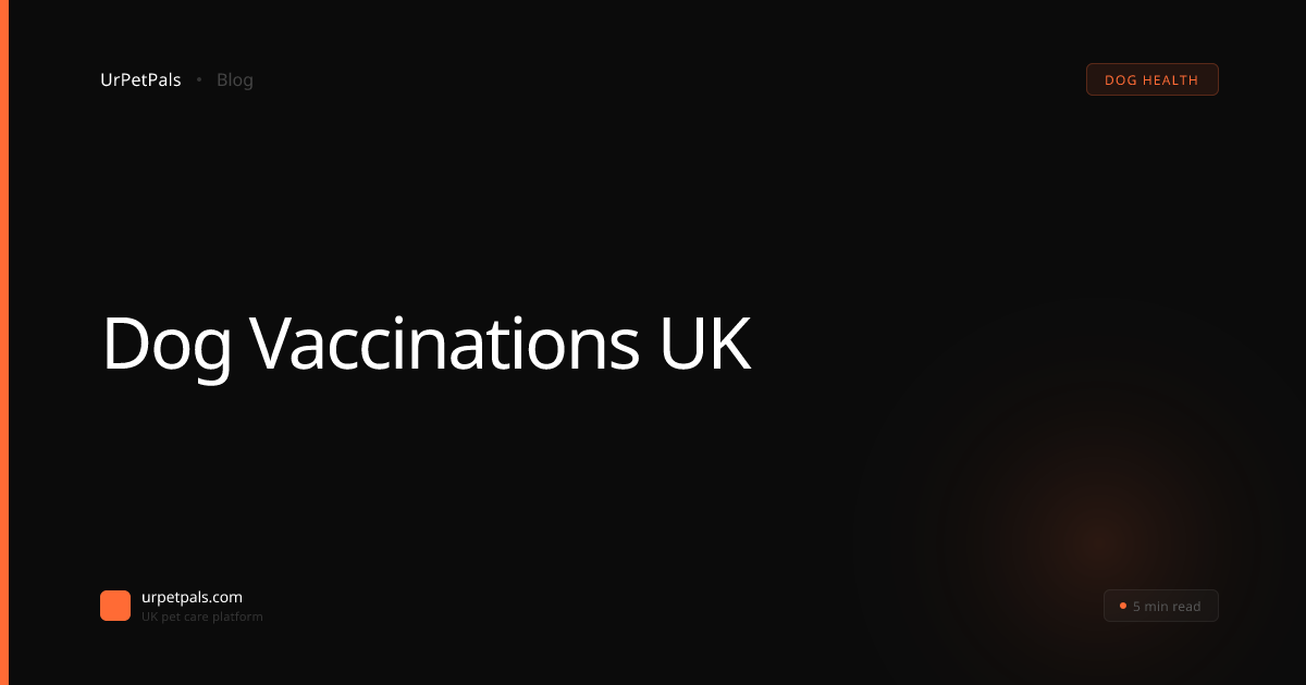 Dog Vaccinations UK — Complete 2026 Schedule, Costs & What Your Dog ...